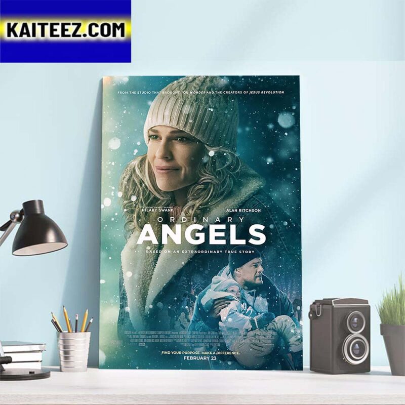 Official Poster Ordinary Angels Of Hilary Swank Art Decor Poster Canvas ...