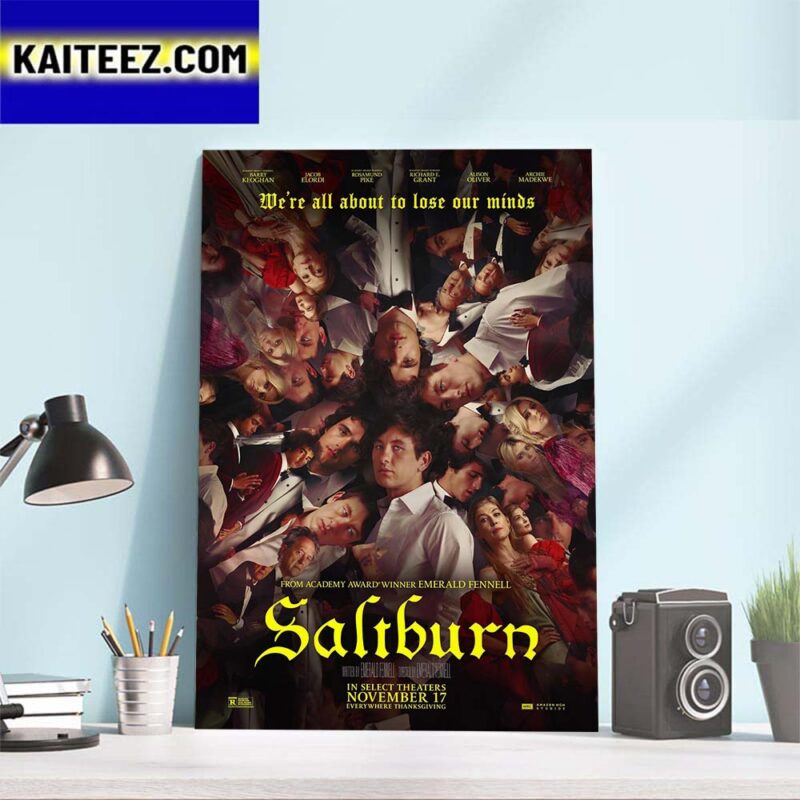 Saltburn Movie New Poster Art Decor Poster Canvas - Kaiteez