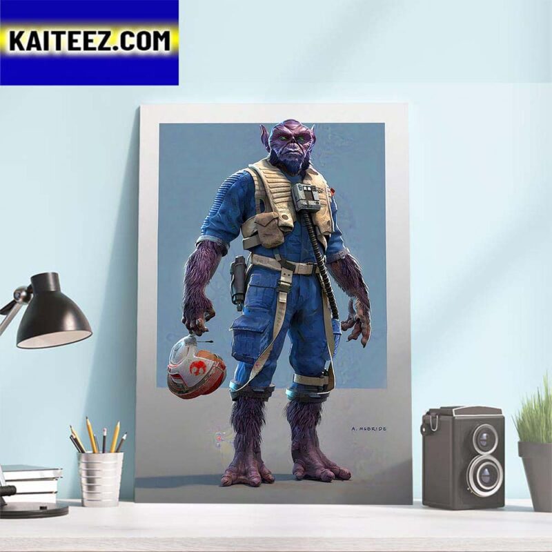 The Mandalorian Season 3 Zeb Orrelios Concept Art Art Decor Poster ...