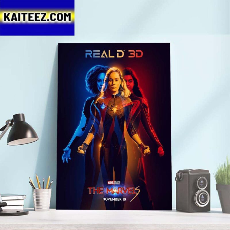 The Marvels Movie Of Marvel Studios ScreenX Poster Art Decor Poster ...