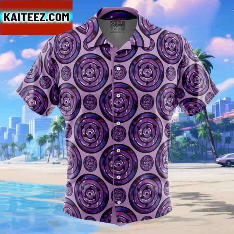 Rinnegan Naruto Shippuden Gift For Family In Summer Holiday Button Up ...