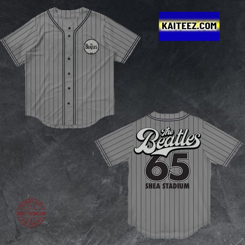 The Beatles Shea Stadium Anniversary Baseball Jersey Two Sided Shirt ...